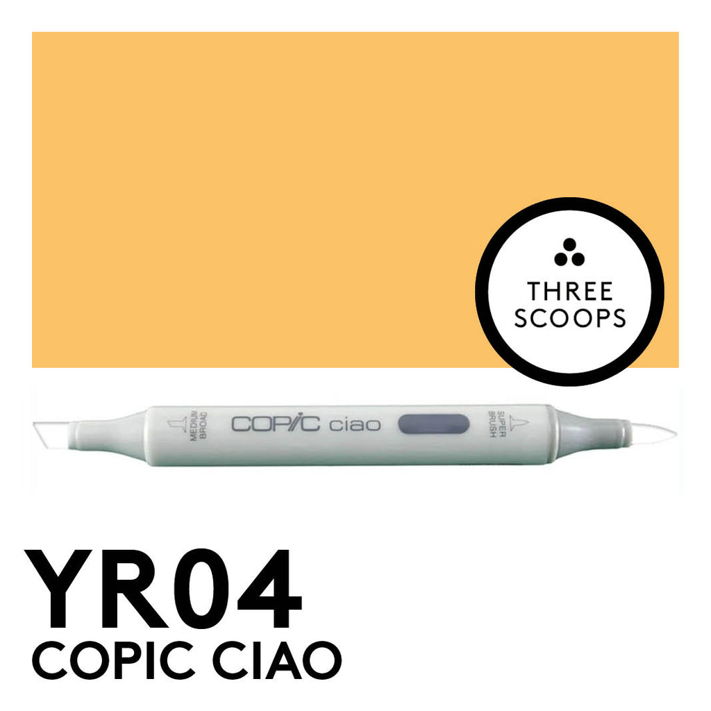 Copic Ciao YR04 - Chrome Orange – Three Scoops Design