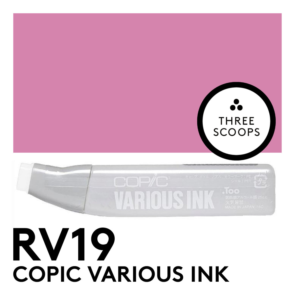 Copic Various Ink RV19 - 12ml – Three Scoops Design