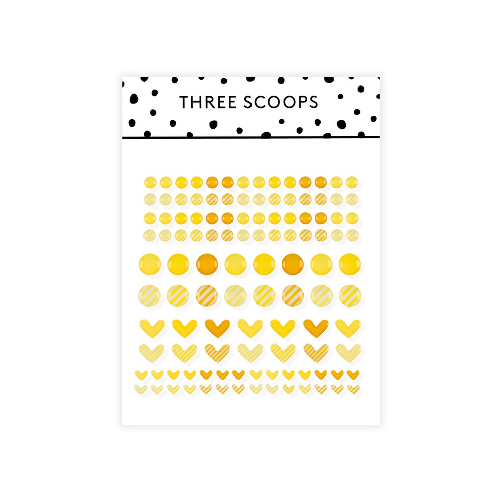 Enamel dots – Three Scoops Design