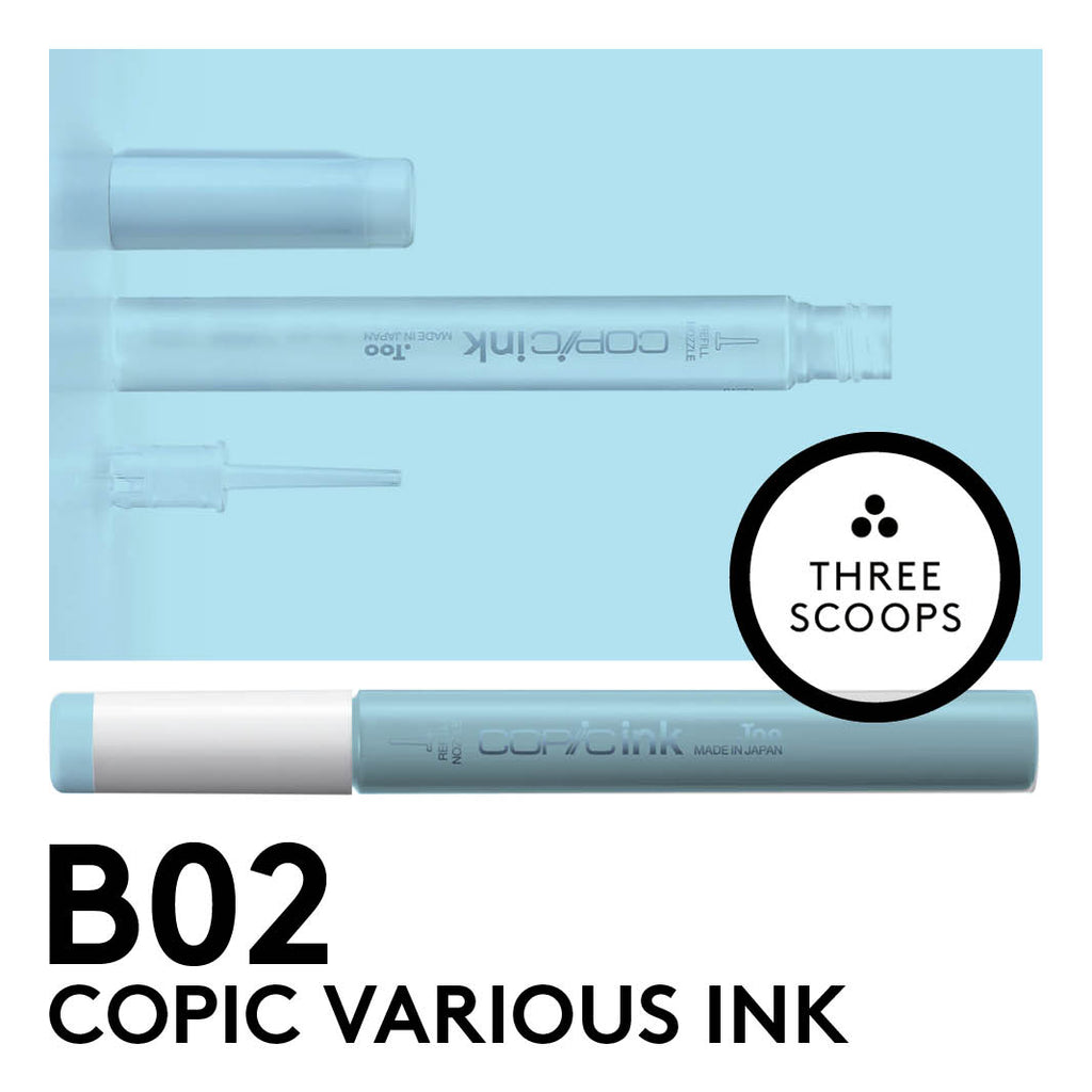 Copic Various Ink B02 - 12ml – Three Scoops Design