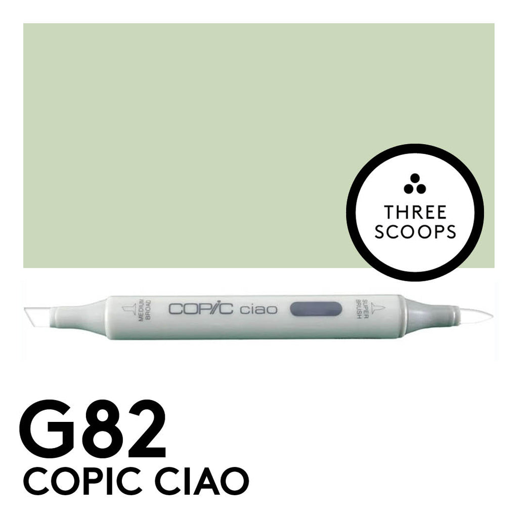 Copic Ciao G82 - Spring Dim Green – Three Scoops Design