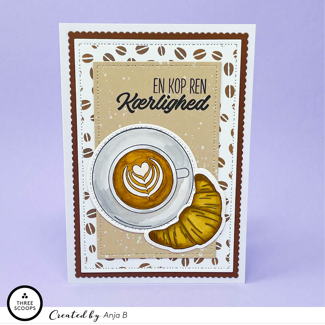 Stencil kaffe – Three Scoops Design