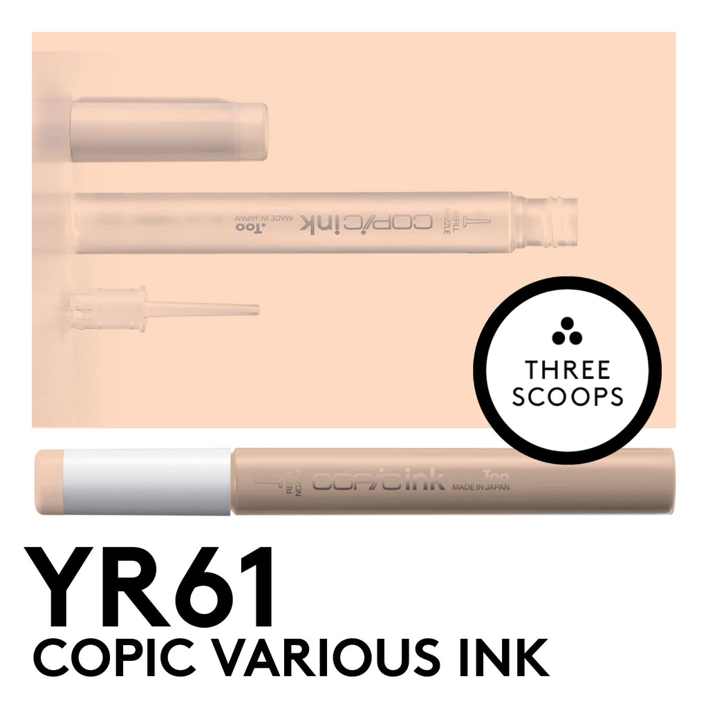 Copic Various Ink YR61 - 12ml – Three Scoops Design